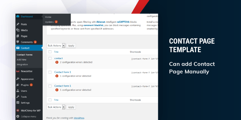 Contact Page Template