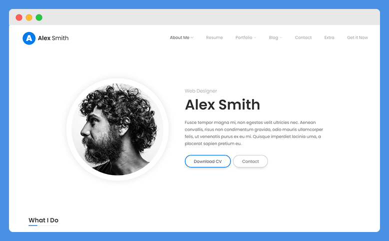 Web Developer Portfolio Templates Free Download Portfolio Template 