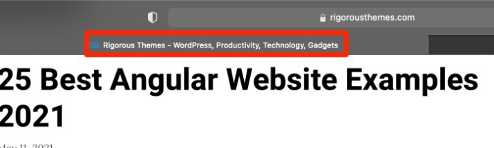 Website Title Vs Article Title What s The Difference Rigorous Themes